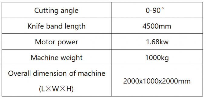 High Precision 45 Degree Foam Board Cutter Cushion Angular Cutting Machine